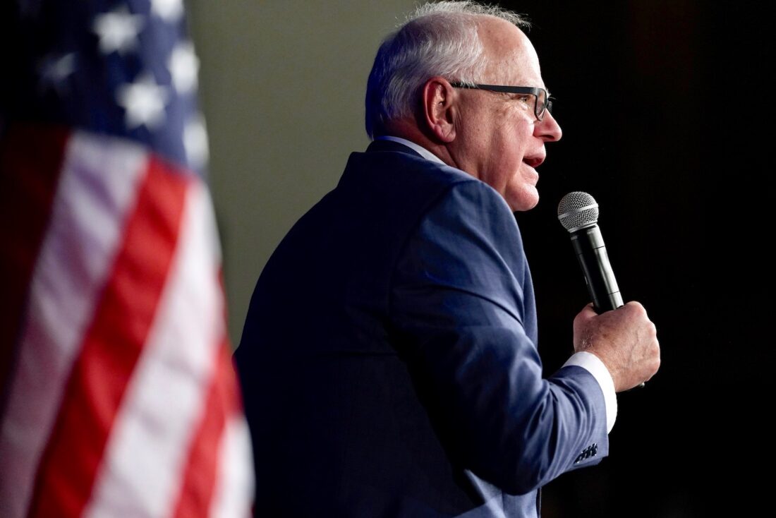 Former VP candidate Tim Walz engages Democrats in Martins Ferry | News ...